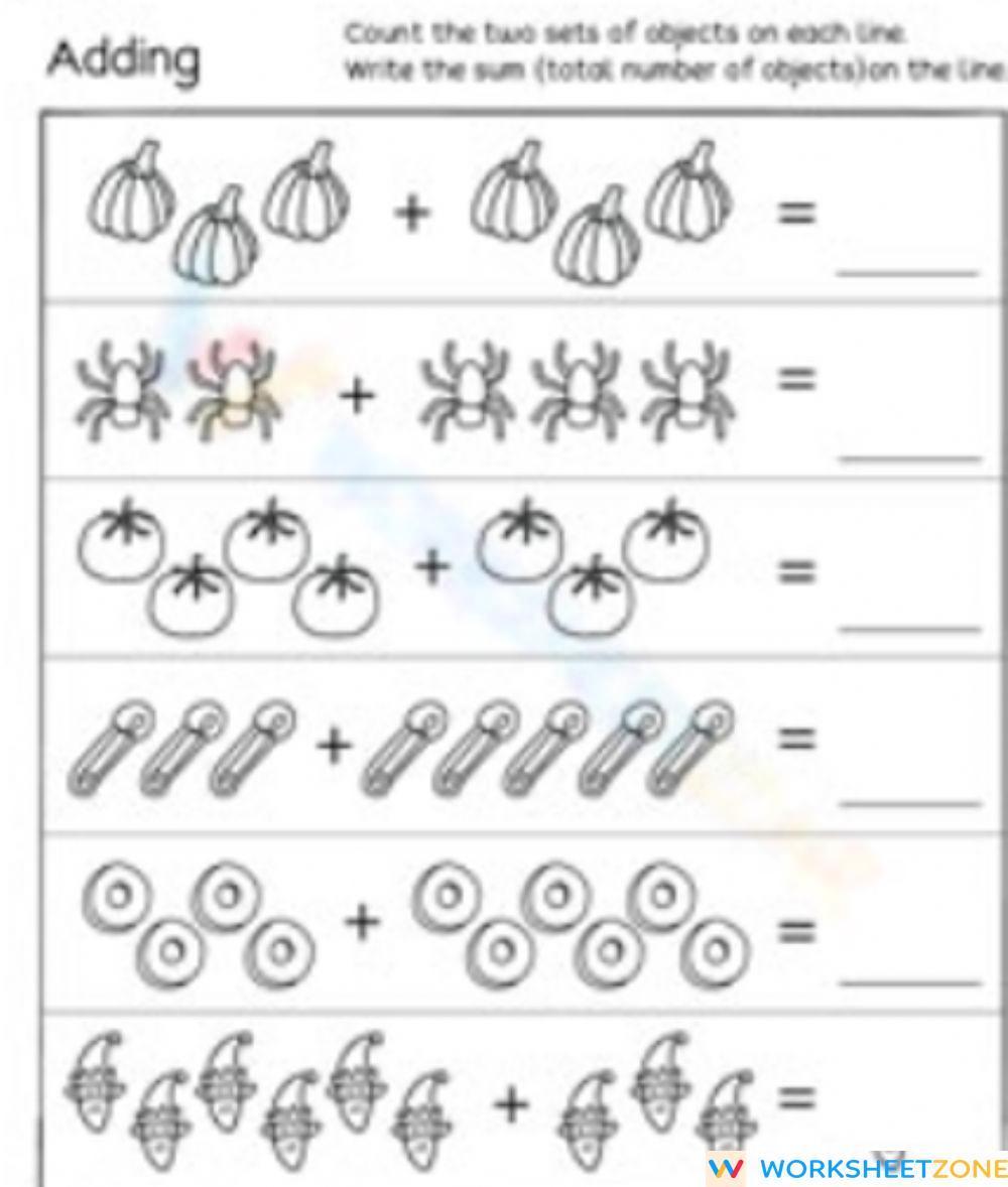 Adding Handout Worksheet