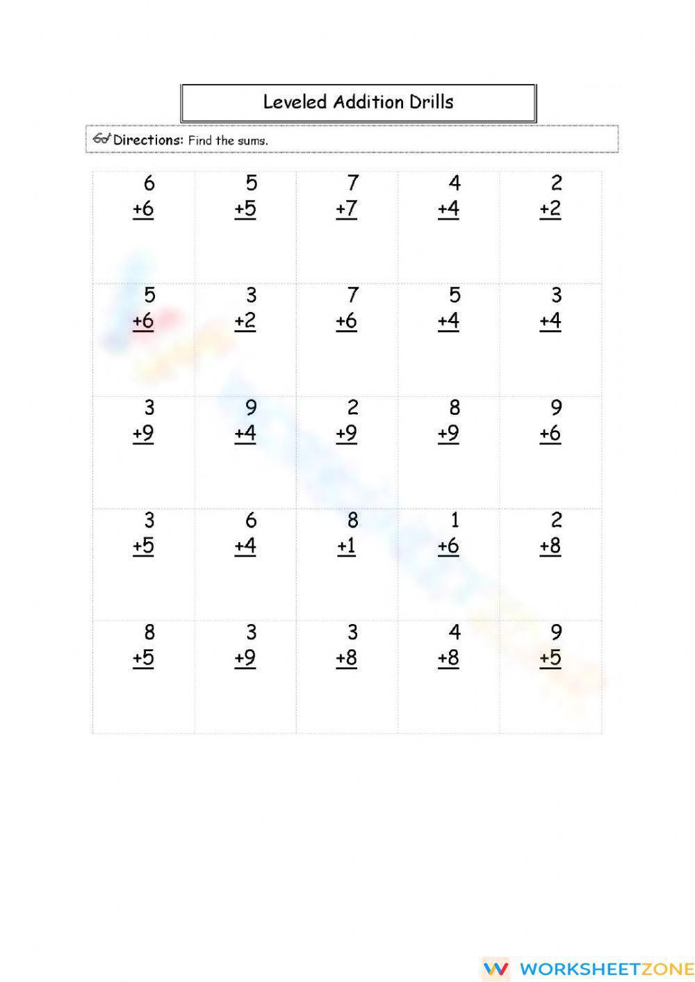 Mathematic Worksheet