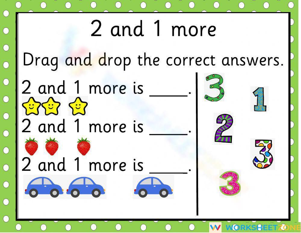 Adding 3 Worksheet