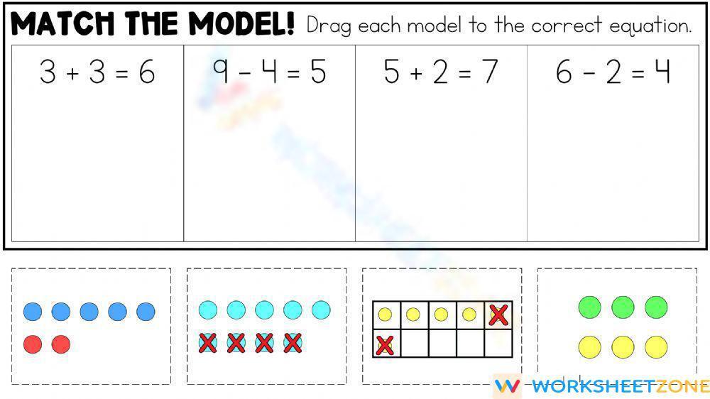 Match The Model Worksheet