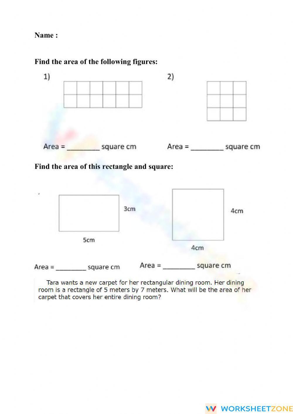 Math Worksheet
