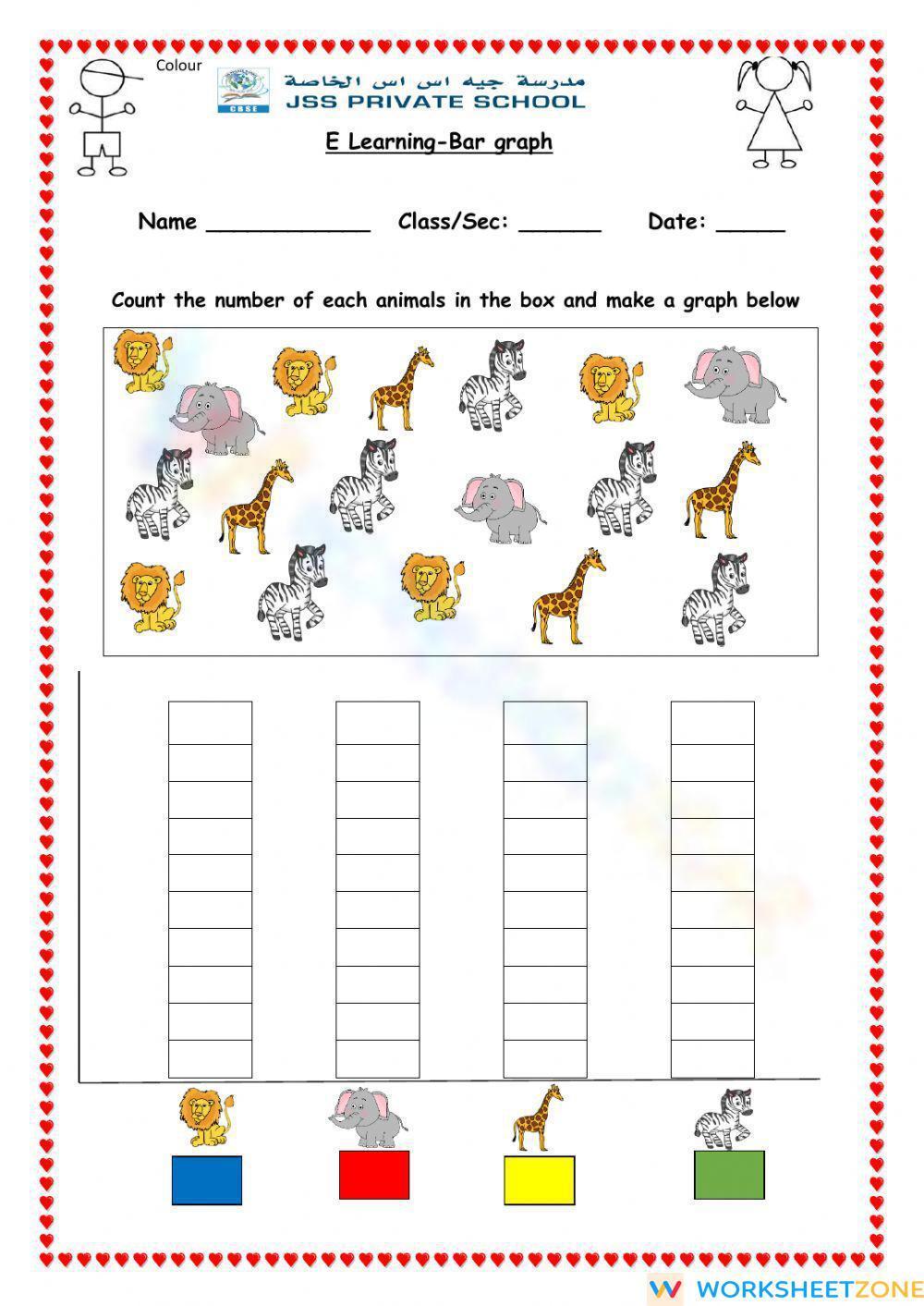 Bar Graph Math Worksheet