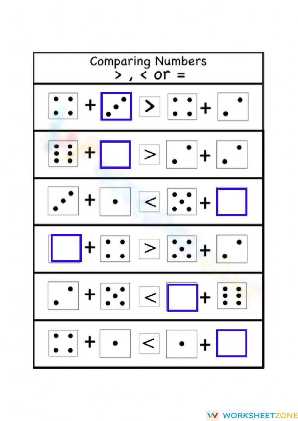 Compare Statement Worksheet