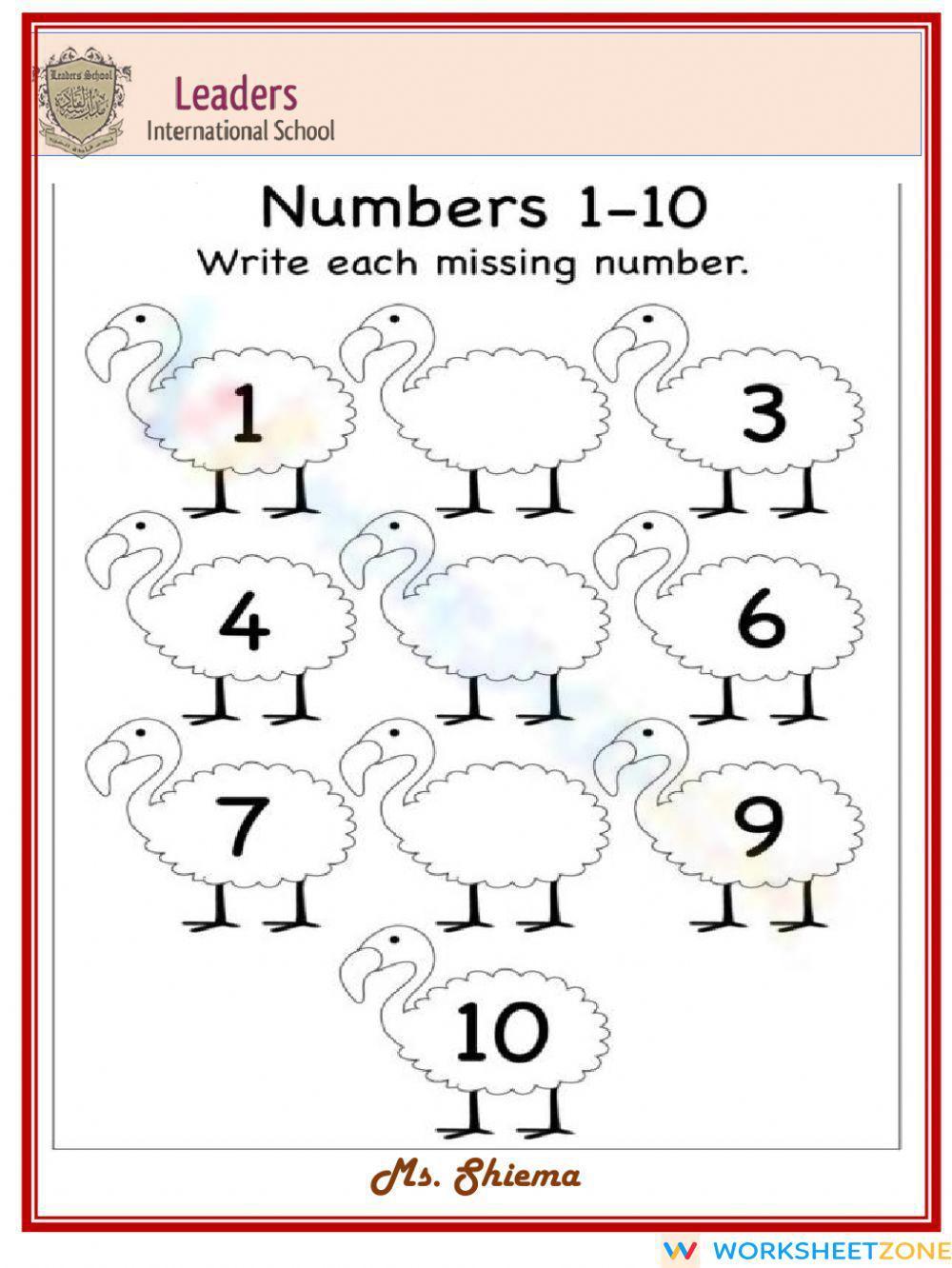 Counting Worksheet