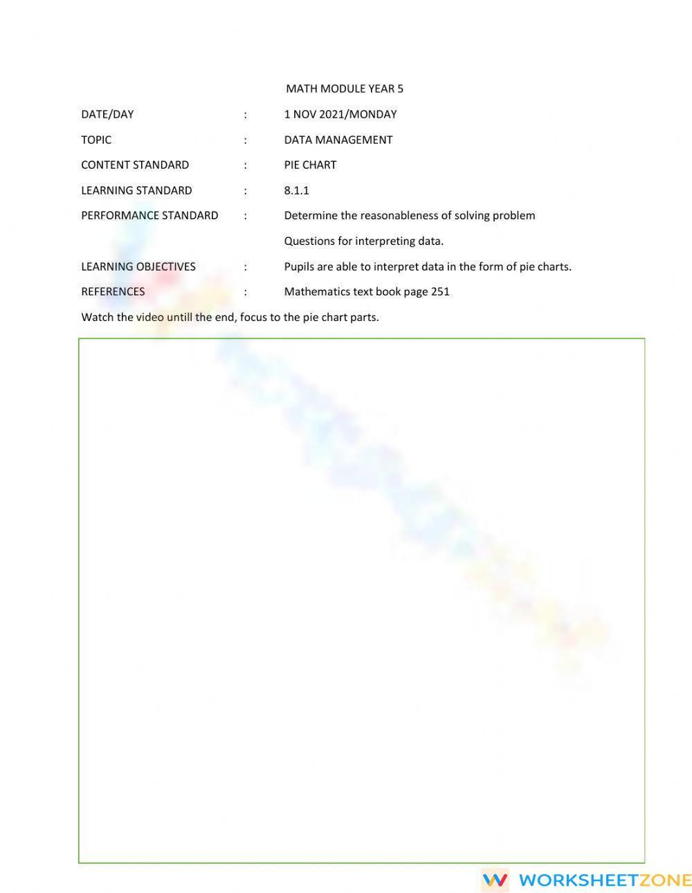 Data Management Worksheet