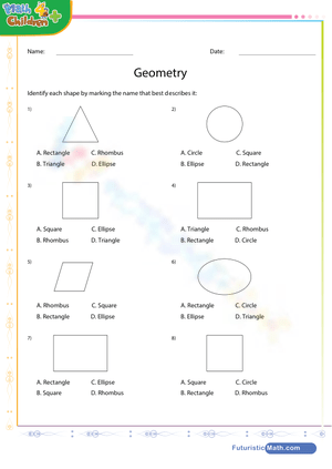 Geometry Concepts Worksheet