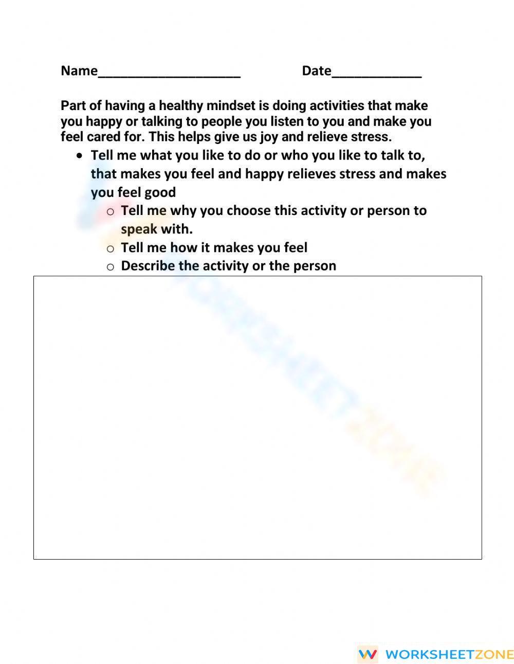 Narrative Writing Worksheet