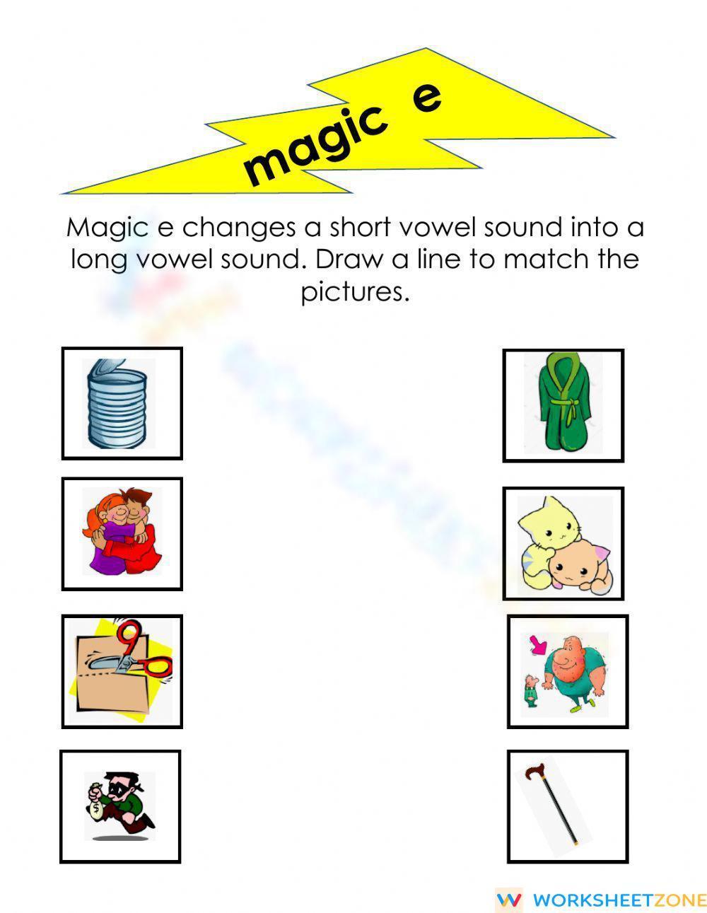 Magic E Worksheet 2