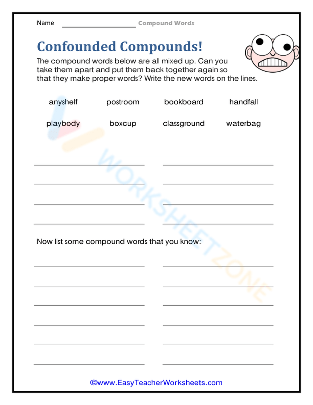 Confounded Worksheet