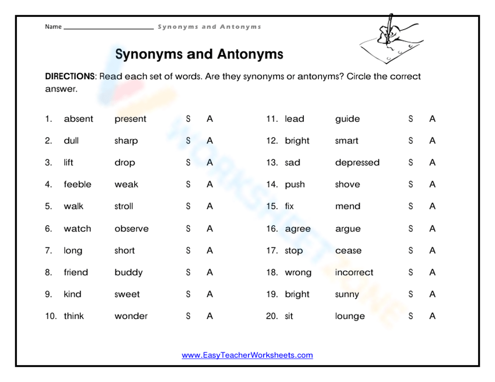 Where Do They Fall? Worksheet