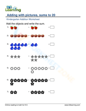 Adding Using Objects, Add the objects (up to 20) with pictures ...