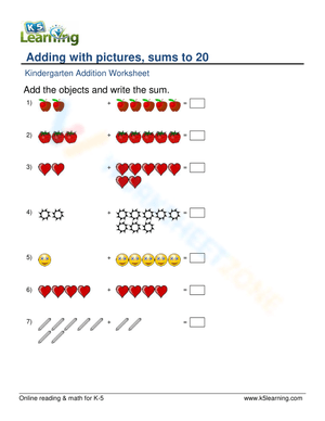 Adding Using Objects, Add the objects (up to 20) with pictures ...