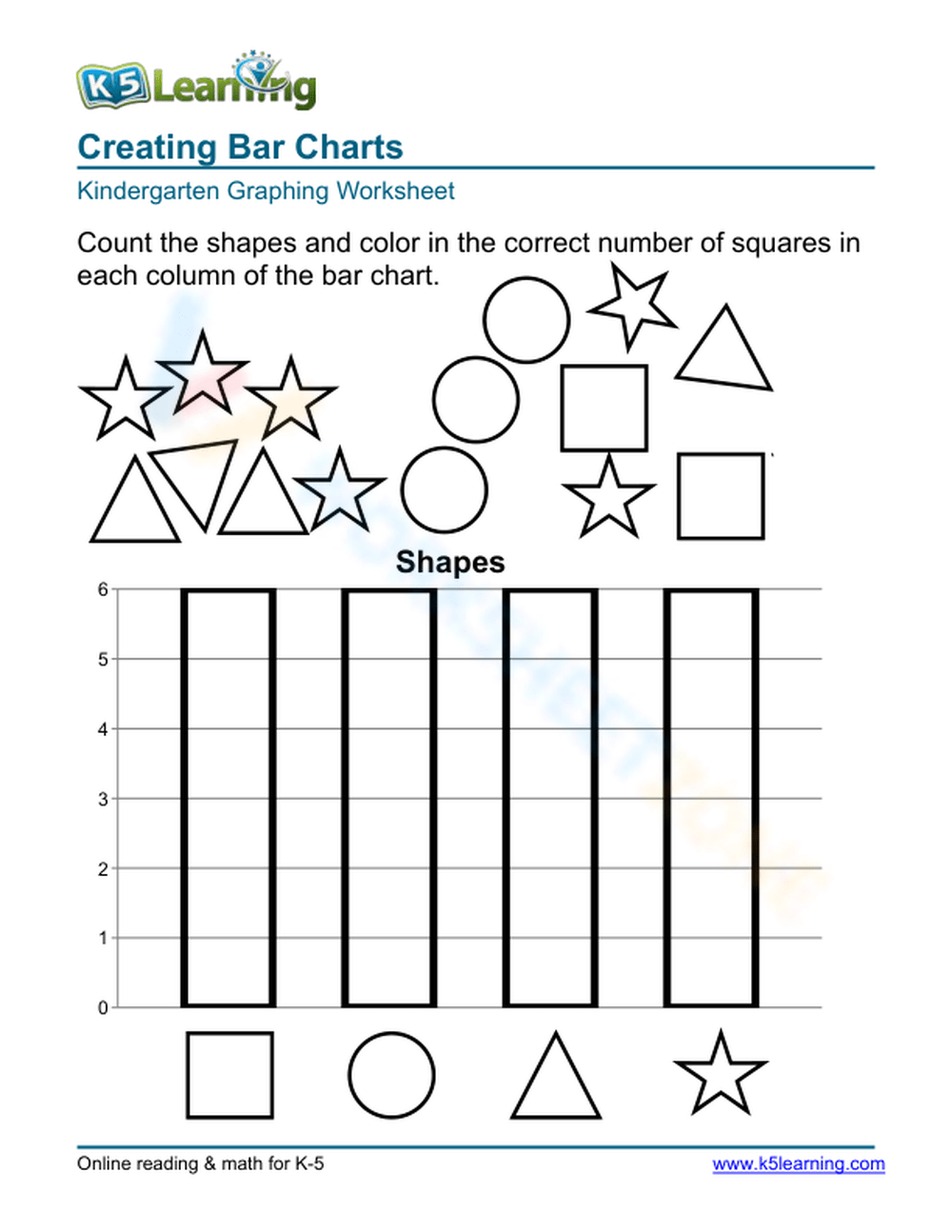 Sort The Objects And Create A Bar Graph Worksheet