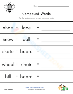 Creating Compound Words 3 | Worksheet Zone