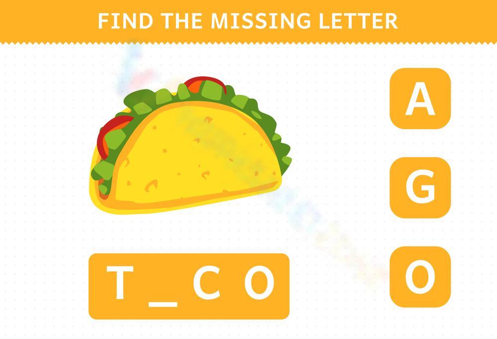 Find The Missing Number Worksheet