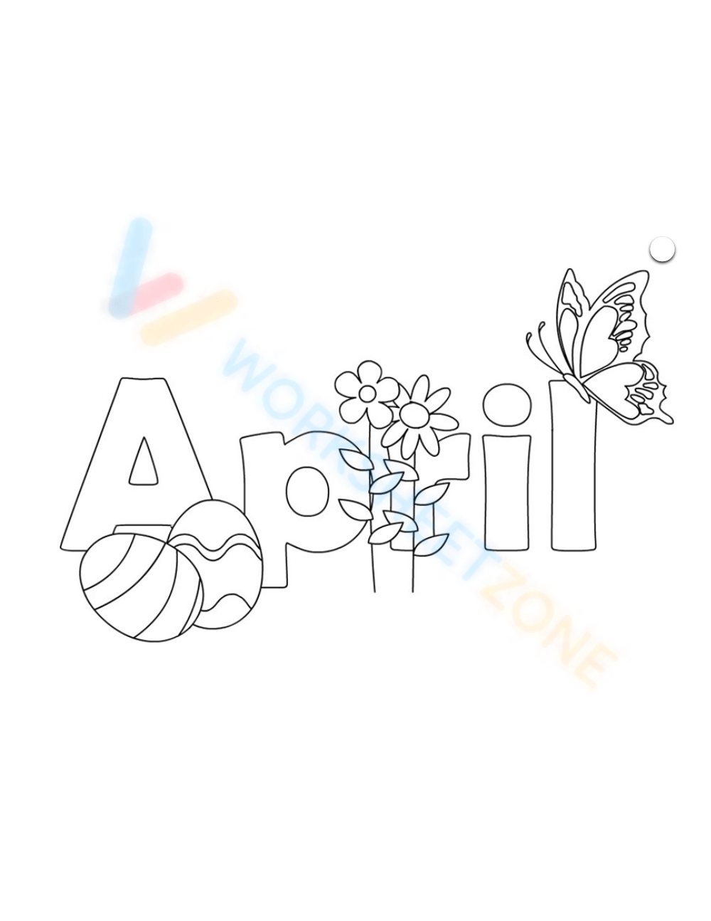 April Time! Worksheet
