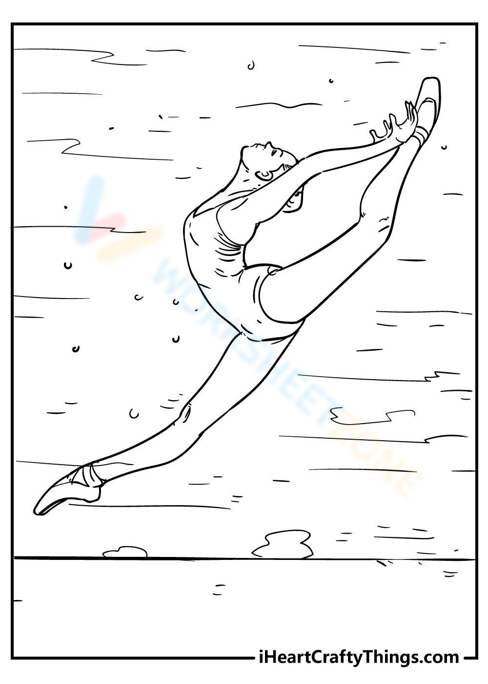 Charming Ballet Dancer Worksheet