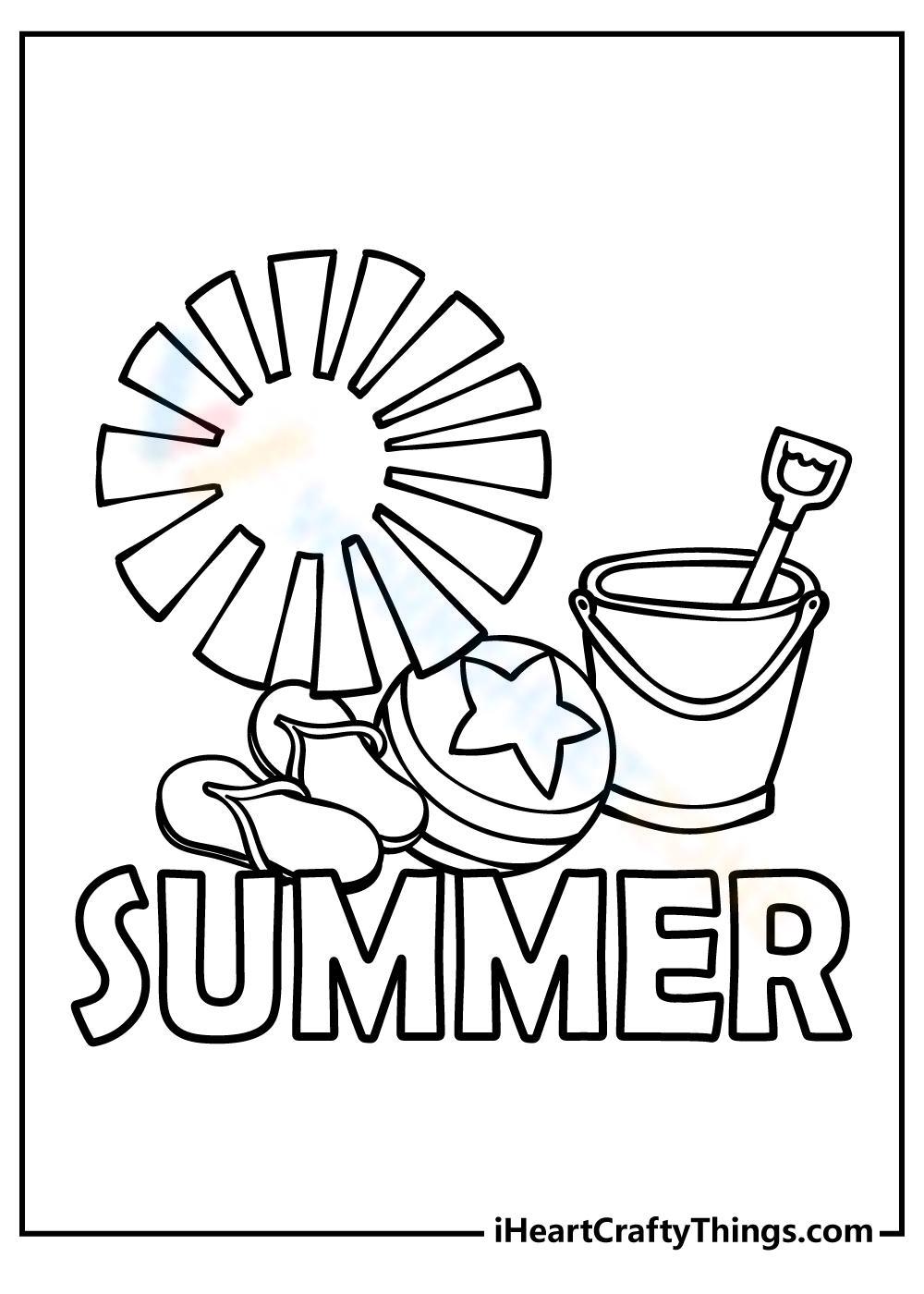 Summer Objects Worksheet