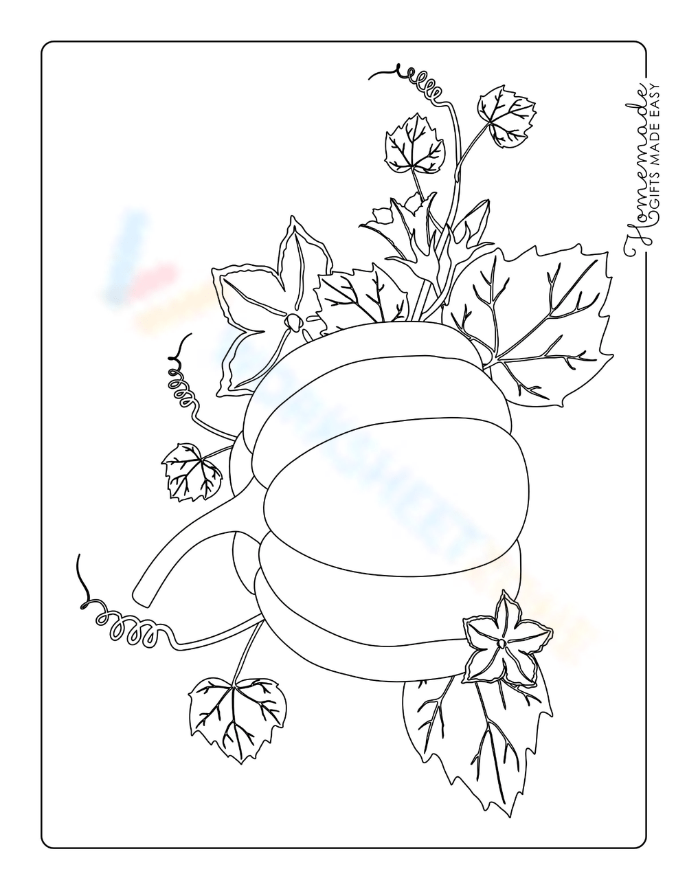 Fall Pumpkin Worksheet