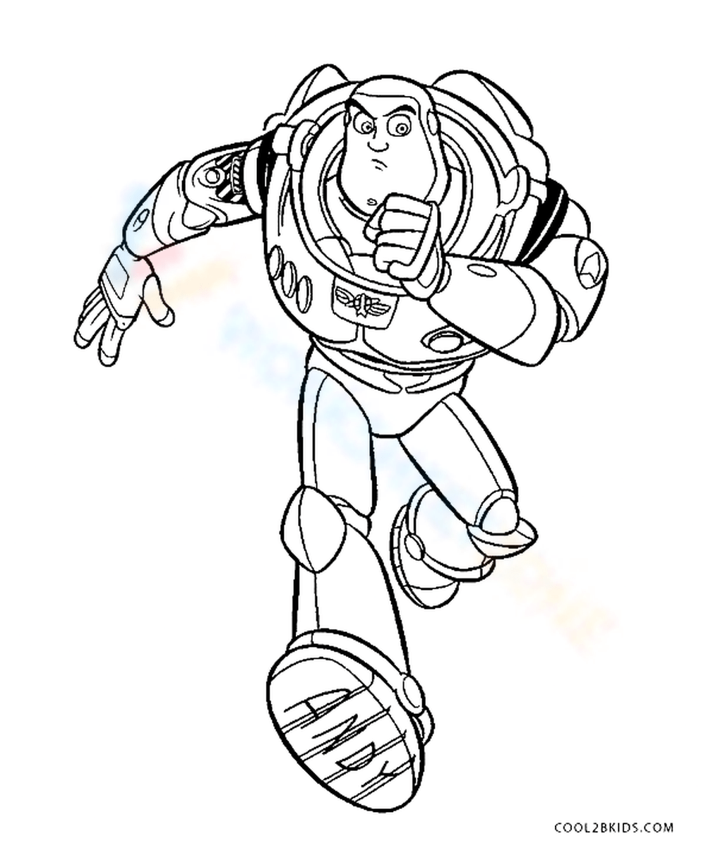 Running Buzz Lightyear Worksheet