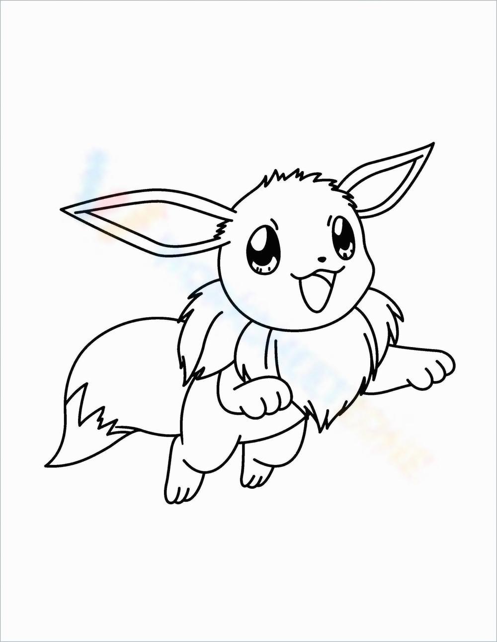 Happy Eevee Worksheet