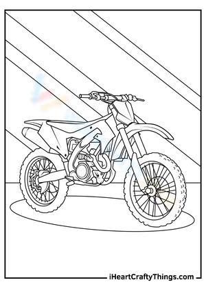 Motorcycle Coloring Pages Free Printable