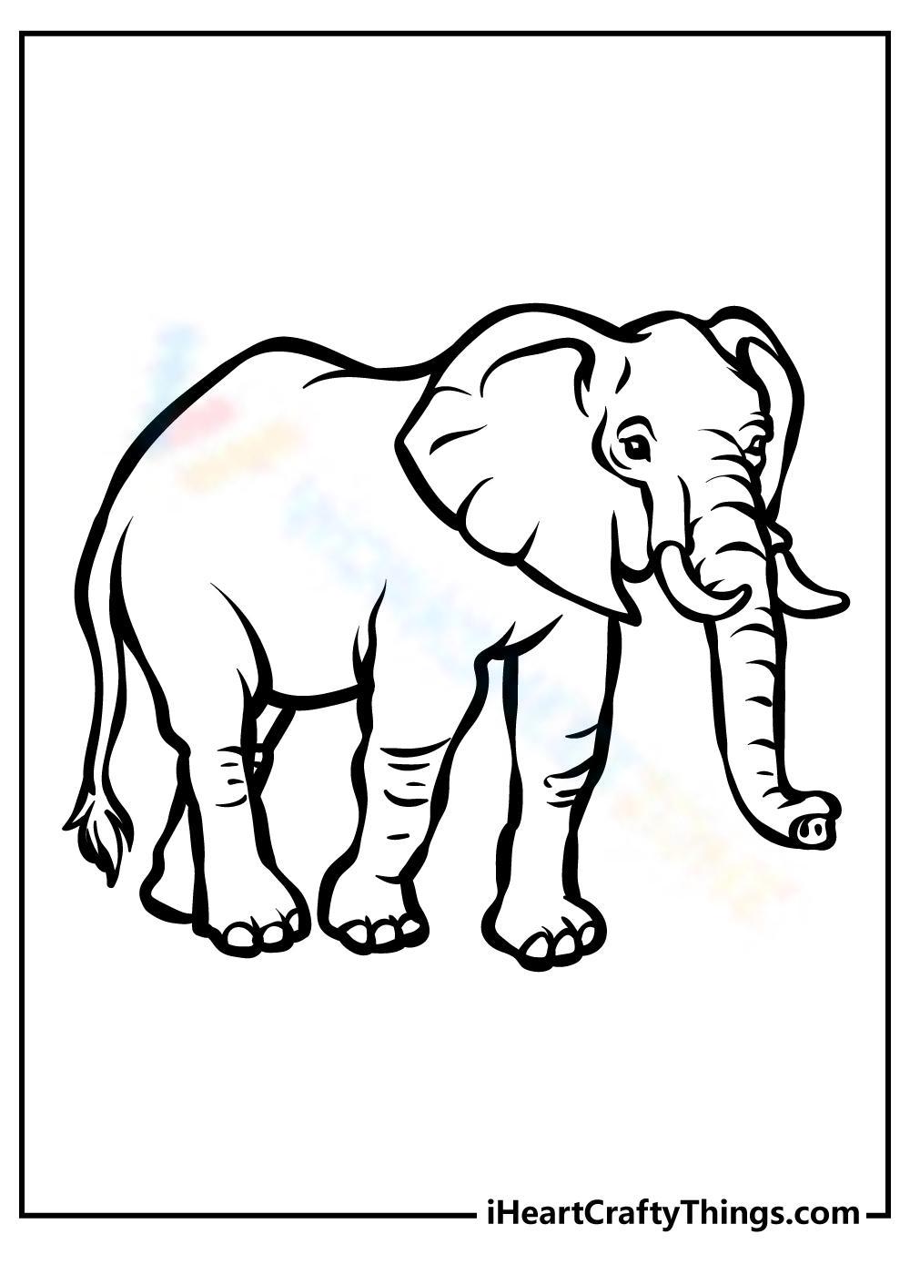 A Big Elephant Worksheet