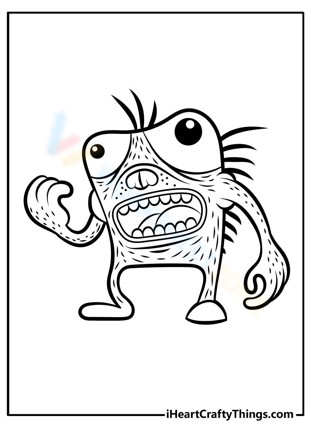Angry Monster Worksheet