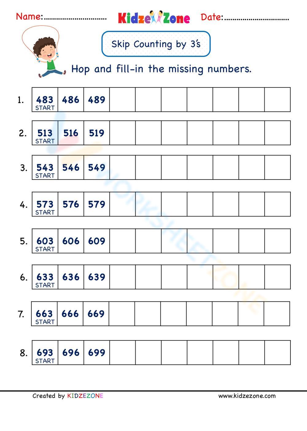Skip Counting Worksheets 1st Grade Enrichment Math Worksheets For