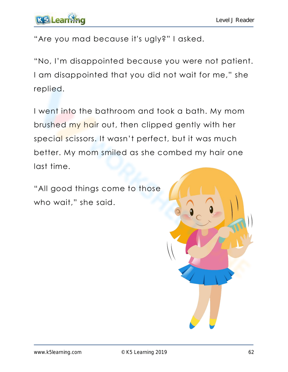 Please Wait Worksheet