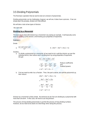 Free Printable Polynomial Long Division Worksheets