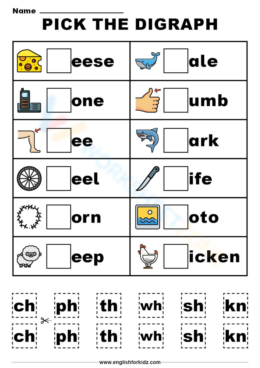 Digraphs Worksheets 2nd Grade Phonics Practice: Blends And Digraphs