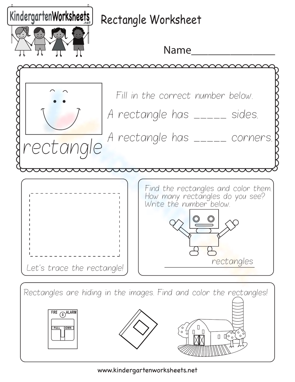 Rectangle Worksheet