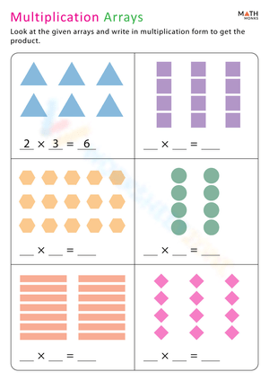 Arrays Worksheets