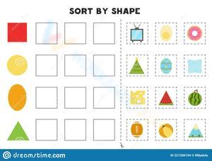 Sorting Shapes worksheets