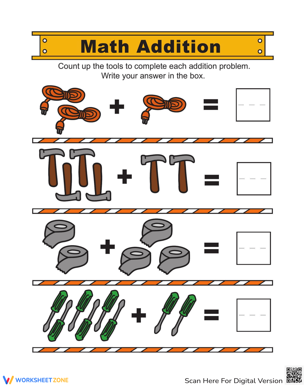 Building Addition Worksheet