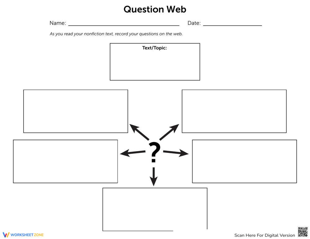 Question Web Worksheet
