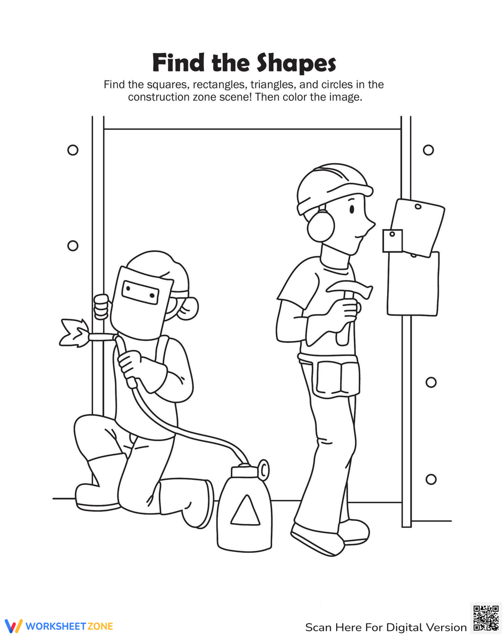 Shape Find Worksheet