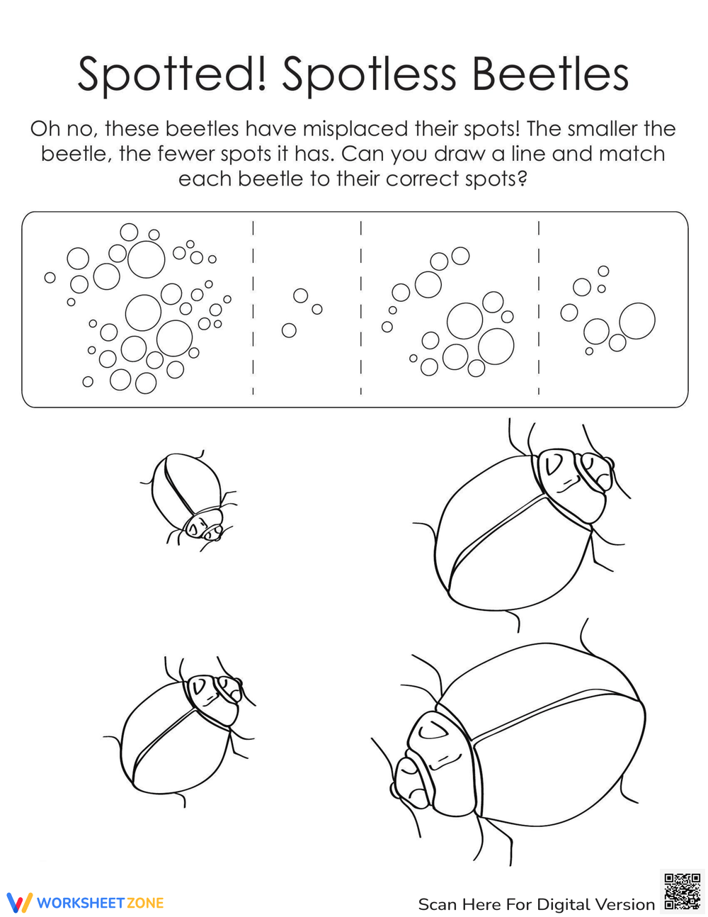 Shake Your Rattle! Work Matching Skills Worksheet