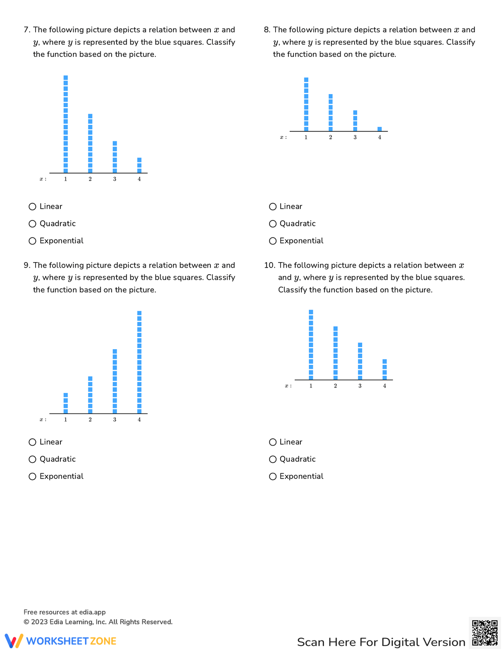 Grade 8 Common Core Math Worksheets Functions 8f 15 By The Worksheet Guy