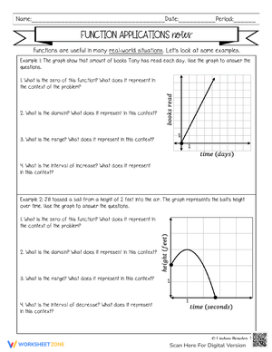 Understanding Function Application Notes Worksheets