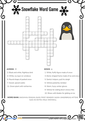 Solve a Snowflake Sudoku Puzzle This Winter Worksheets