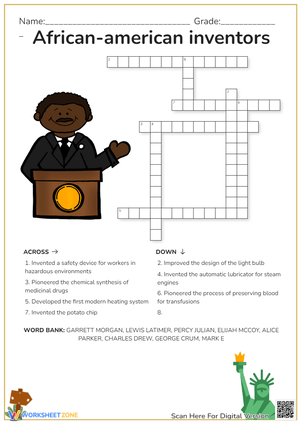 Match the African American Inventors Worksheets