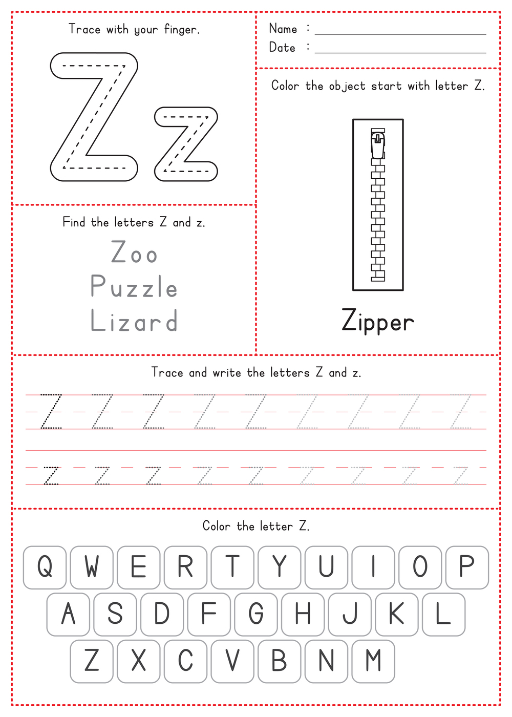 | Worksheet Zone