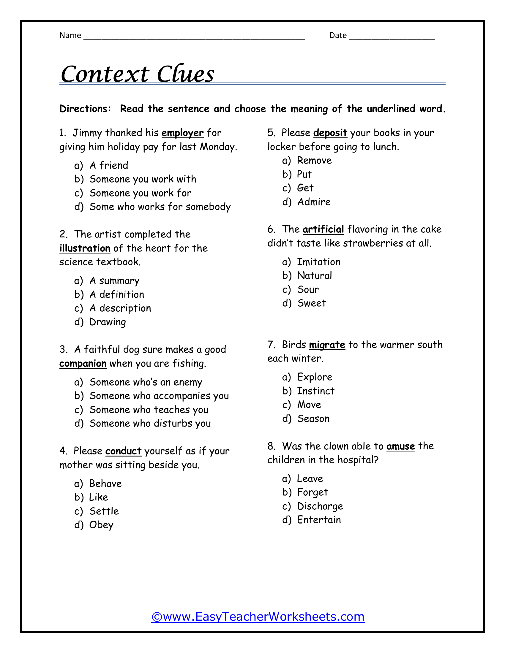 Medium Words | Worksheet Zone