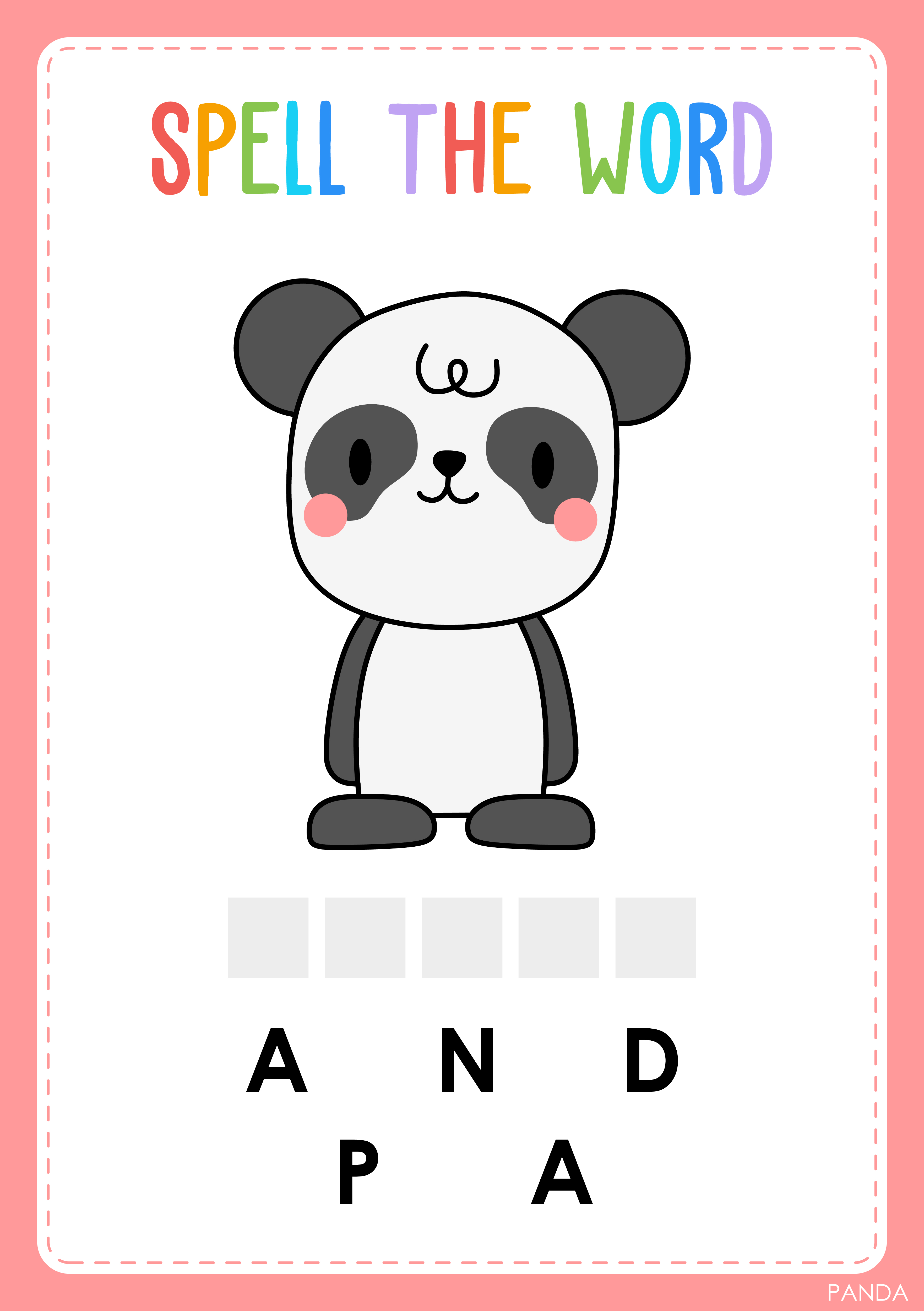 Animal words 7 | Worksheet Zone