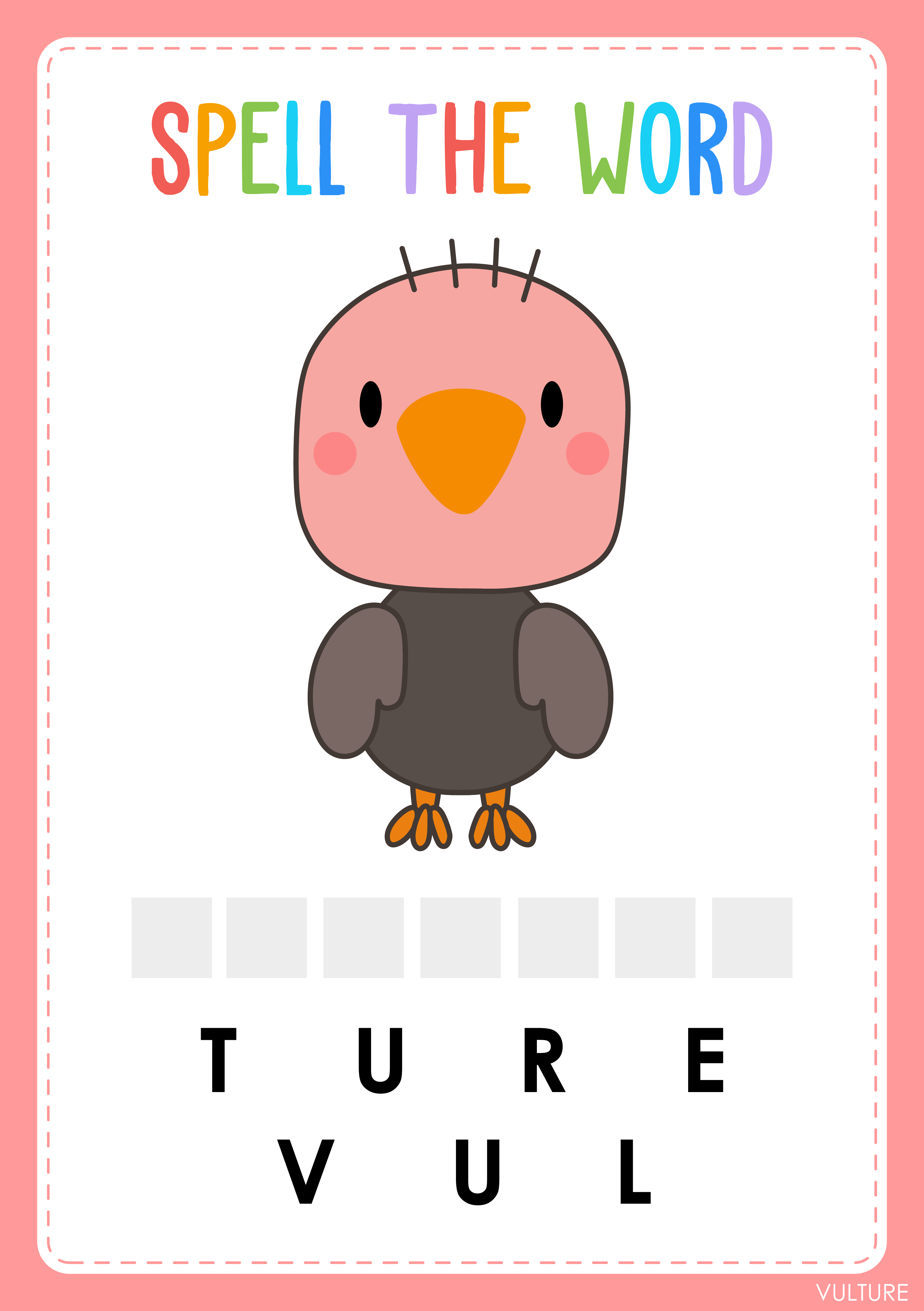 Animal words 10 | Worksheet Zone