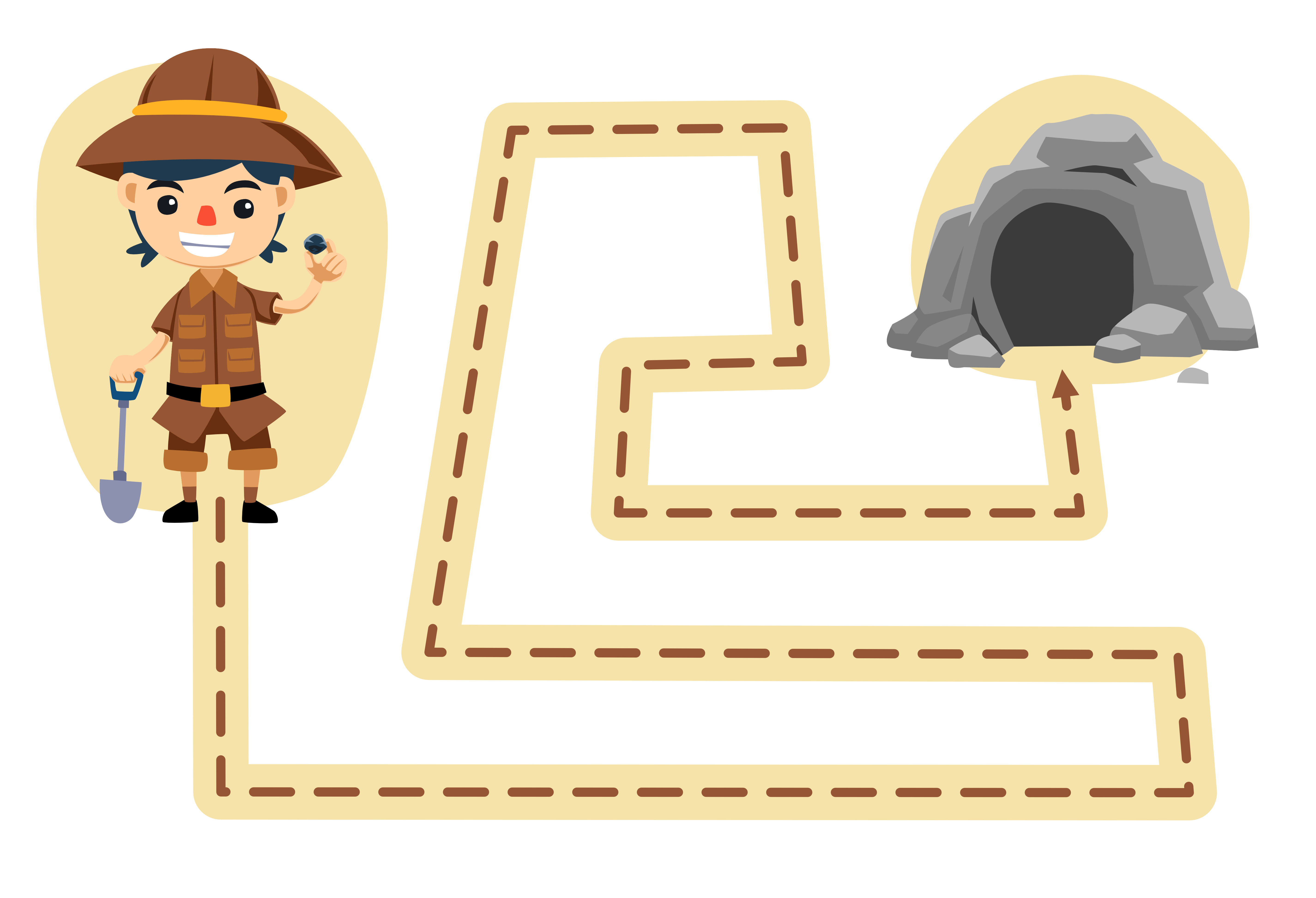 Geologist to cave | Worksheet Zone