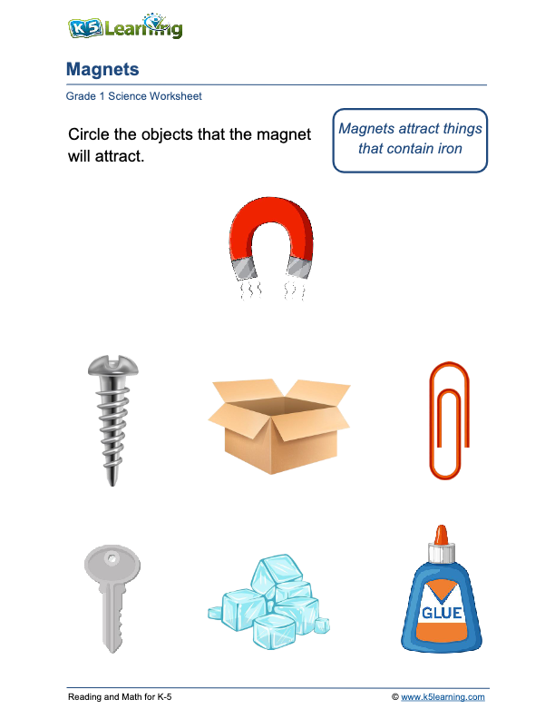 Magnets 2 | Worksheet Zone