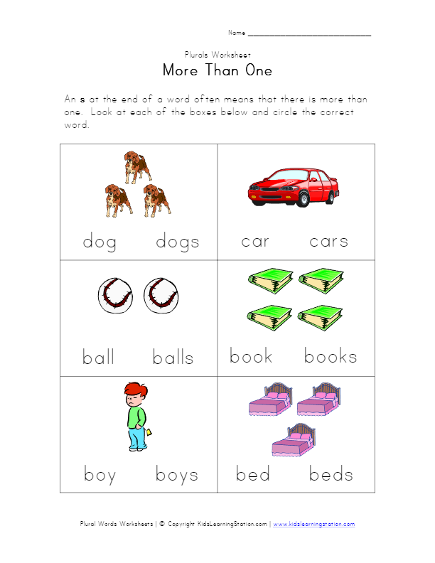 More than one 1 | Worksheet Zone